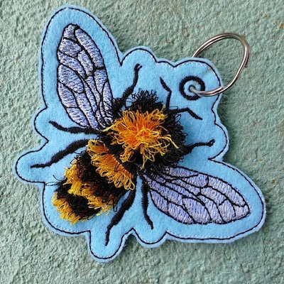 Donut Key Fob in the Hoop Machine Embroidery Designs ITH Project ...