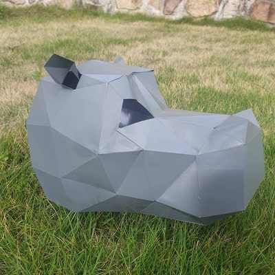 Shark Mask Template Paper Mask, Papercraft Mask, Masks, 3d Mask, Low ...