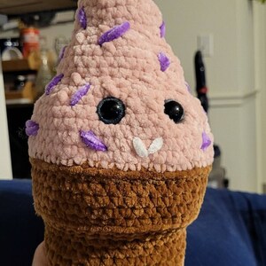 Ice Cream Cone Plush Crochet PATTERN Amigurumi - Etsy