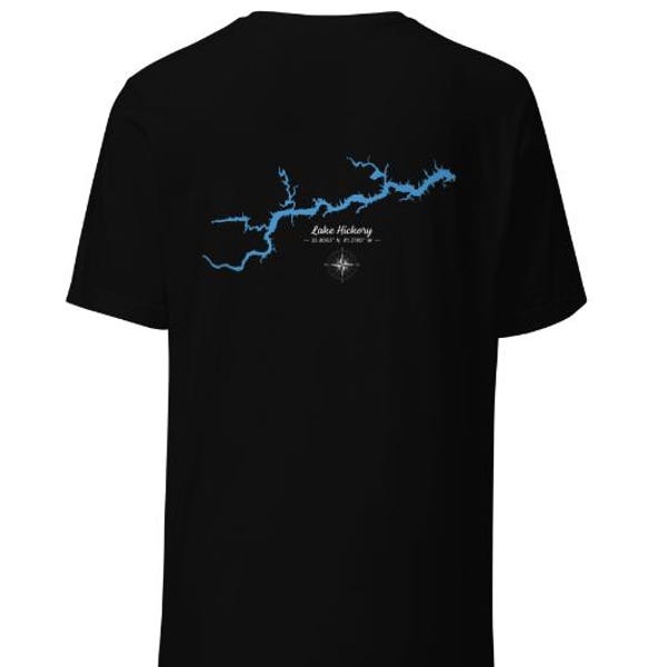 Lake Hickory North Carolina Map Shape Silhouette Svg Png Dxf Pdf Eps ...