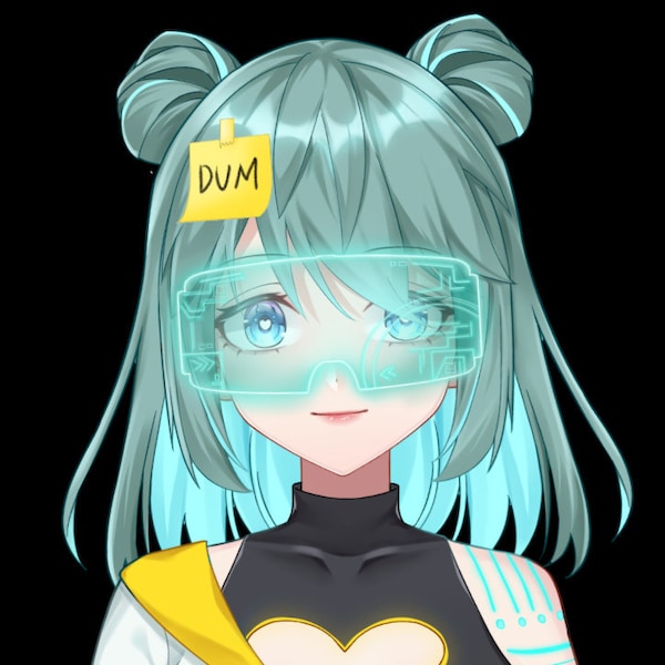 Vtuber Asset Keyboard Simple Minimalist Color | Blue | Keyboard, Mouse ...