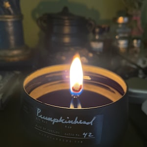 CLOVE Goth Candles Premium Soy Wax Black Candle 8 Oz - Etsy