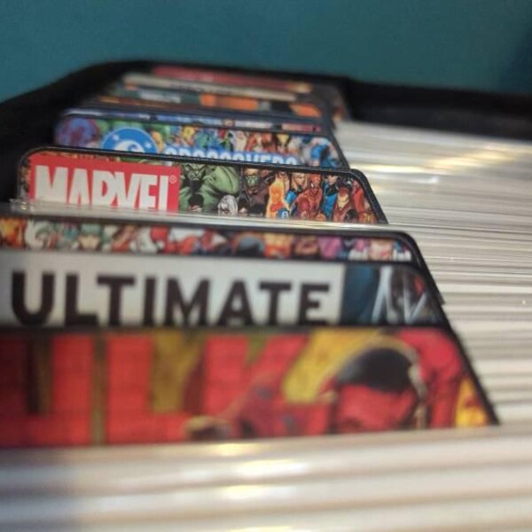Custom Comic Books Divider Labels, Comic Labels, Comic Stickers ...
