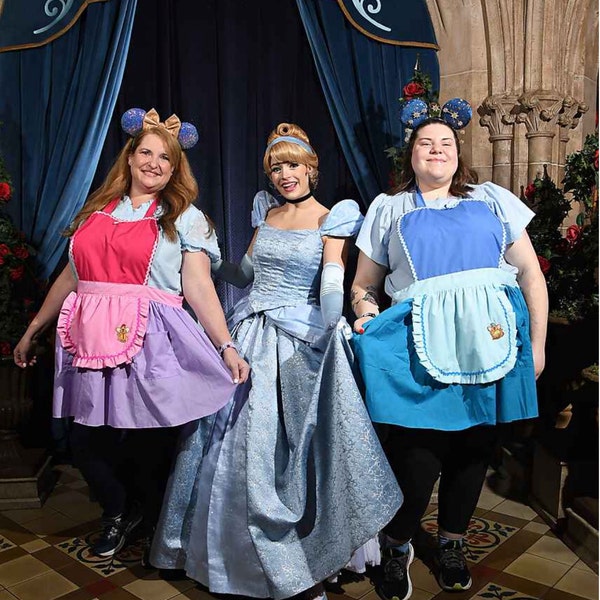 Cinderella Mice Costume Apron, Suzy, Perla, Mary Mice Costume Aprons ...