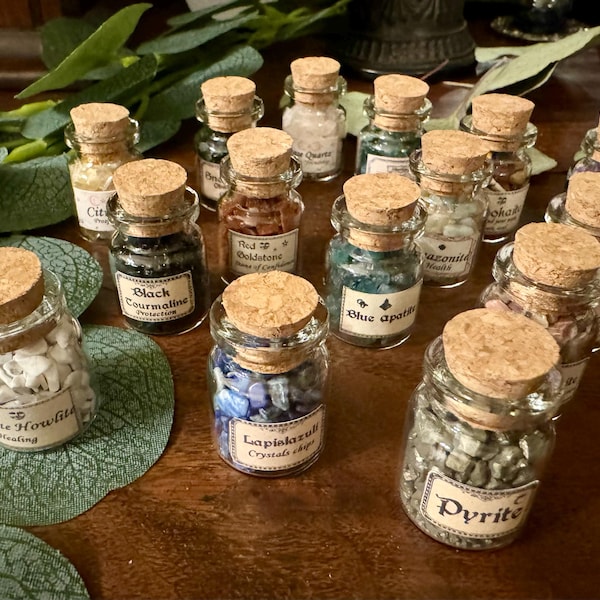 Set of 10 Incense Bottlescrystal Vialsincense Samplemini Apothecary ...