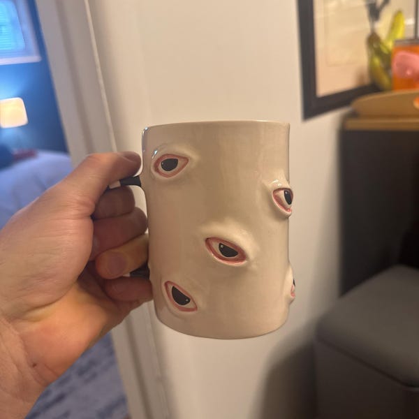 Custom Funny Monster Sculpture, Ceramic Funky Incense Holder, Minimal ...