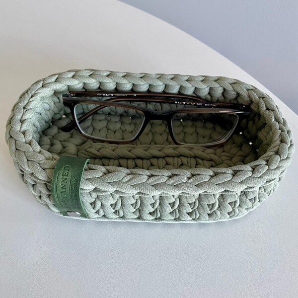 Triangle Corner Shelves Basket, Crochet Hallway Storage, Kitchen Shelf ...