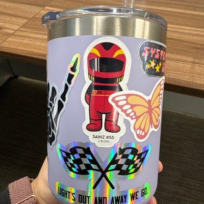 NASA Pink Worm Sticker Laptop Sticker, Water Bottle Sticker, Phone ...