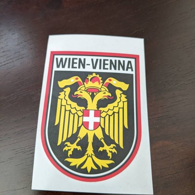 Vienna Austria Vinyl Sticker Decal Luggage Laptop Notebook Journal Gift ...
