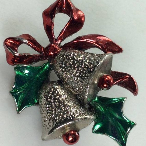 Vintage Pin Brooch Gold Toned Santa Boot With Presents Candy Canes Faux ...