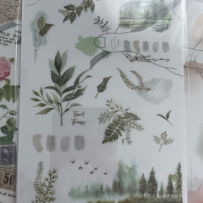 MU Print-on Stickers 189 Letters From Nature - Etsy