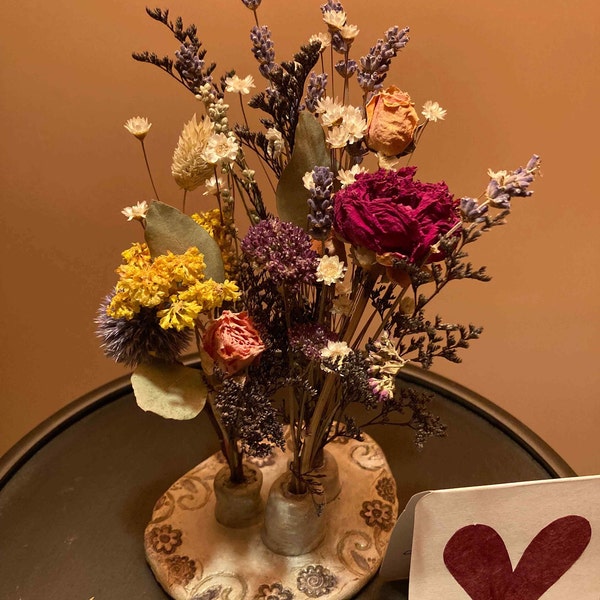 Nature Ornament, Mini Gift Topper Wreath, Mini Nature Wreath Ornament ...