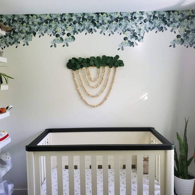 Green Leaf Jungle Wall Decals - Etsy