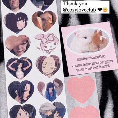 Cuteness Overload Sticker Sheet Korean Stationery, Cute Kpop Photocard ...