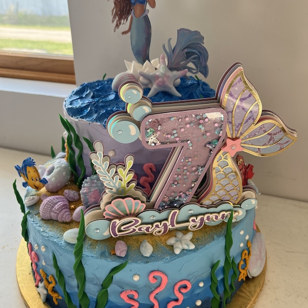 Hard Candy Edible Sugar Shells - Mermaid Mix - Very Detailed - Cupcake ...