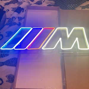 Amg Car Neon Sign / Neon Sign / Logo Neon Sign / Neon Sign Bedroom ...