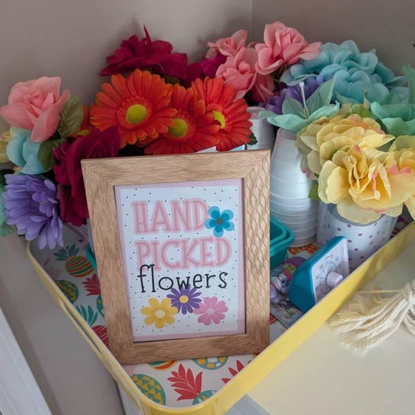 EDITABLE Flower Shop Dramatic Play Kit | Spring Activity | Preschool ...