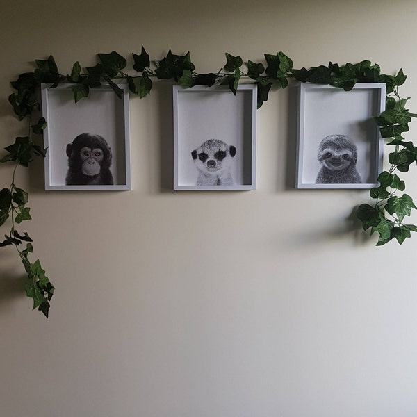 Nursery Decor, Sloth Print, Cute Baby Sloth Photo, Nursery Wall Art ...