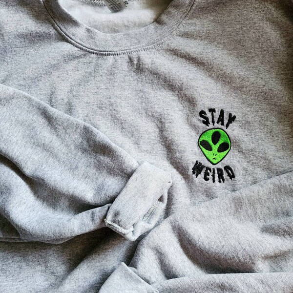 Alien Embroidery Design, Alien Embroidery File, Alien Machine ...