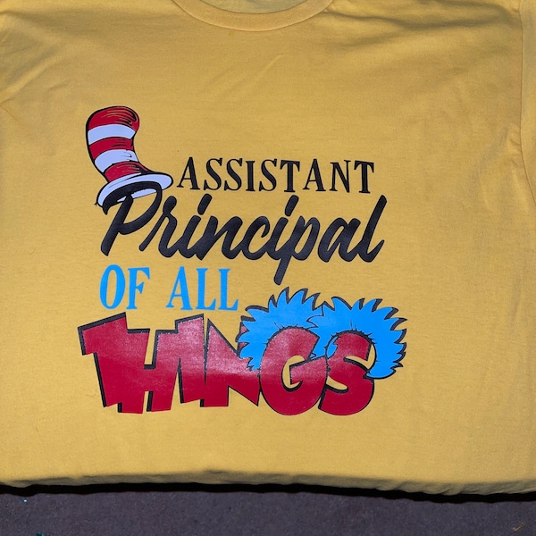 Assistant Principal of All Things, SVG, Dxf, Eps, Png, Read Across ...