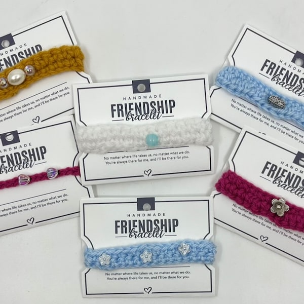 PRINTABLE Friendship Bracelet Cards - Digital PDF - Handmade Bff ...