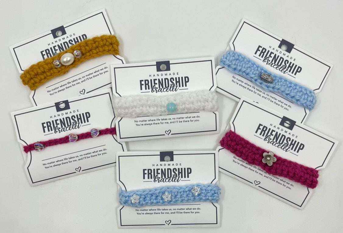 PRINTABLE Friendship Bracelet Cards - Digital PDF