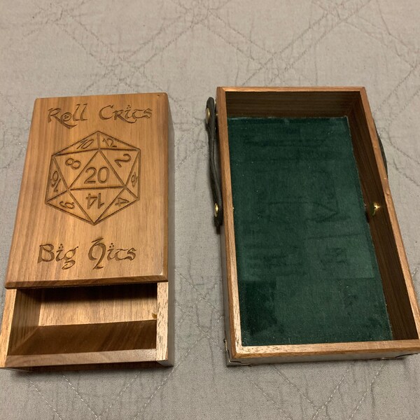 Handmade Wooden Dice Tower and Tray / Fully Customizable and ...