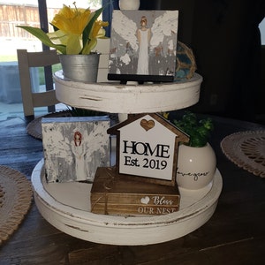 Home Sign, Home Decor, Farmhouse Style, Wood Books, Faux Books, House ...