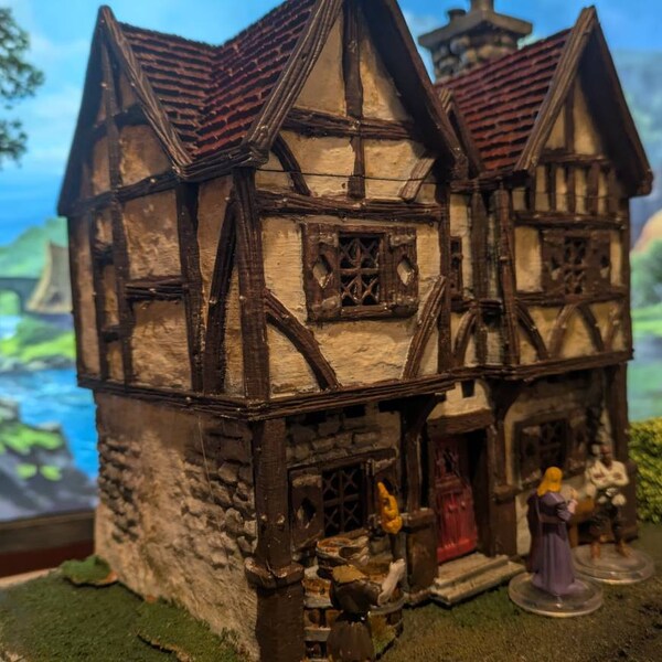 Dwarves, Elves and Demons Dnd Terrain Shamans Hut Dnd 28mm Miniature ...