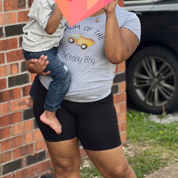 Third Birthday Shirt Construction Dump Truck Boy Family Shirts Outfits ...