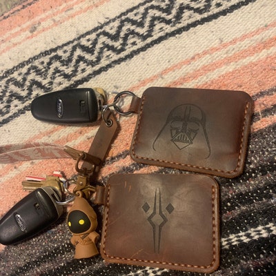 Leather Belt Key Holder EDC Keychain Personalized Key Fob Handcrafted ...
