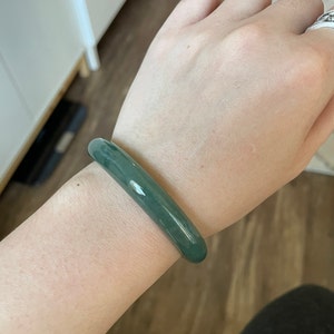 Albite Jadeite Jade Bangle Bracelet 56.7mm True Lavender | Etsy