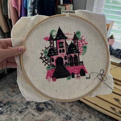 DIGITAL PATTERN the Star Tarot Card Modern Cross Stitch Moon Stars ...