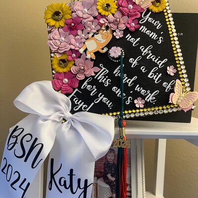 Custom Graduation Cap Topper Personalized Grad Cap Senior Class Gift ...