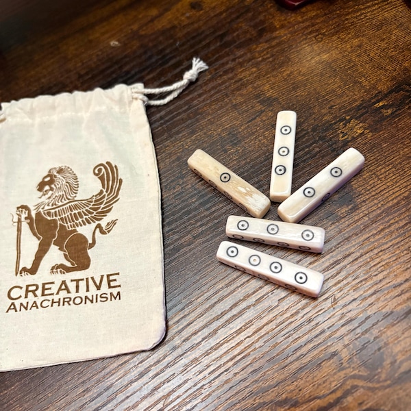 Handmade Bone Dice Set - Viking/roman Style D4, Set of 5 - Etsy
