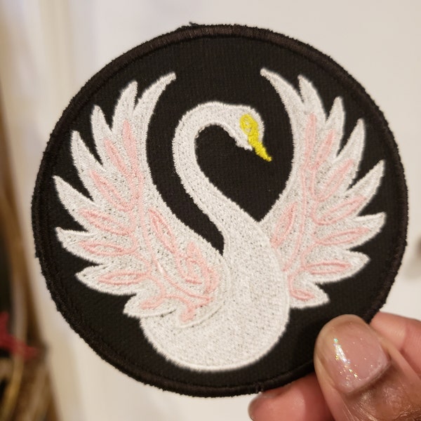 Iron-on Patch - CELTIC SWAN - Etsy