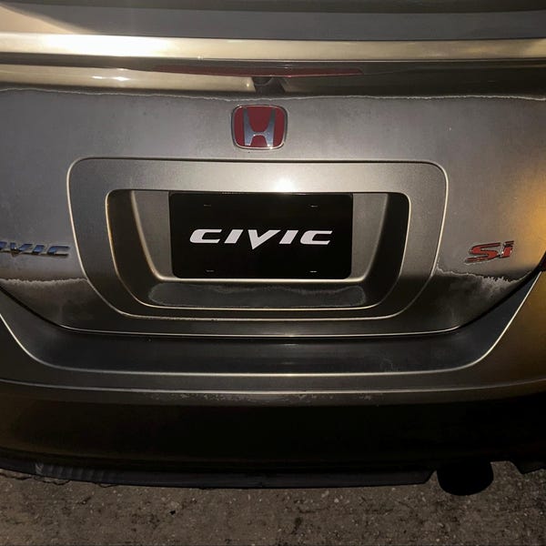 Custom Magnetic Metal Plate Cover With Custom Vinyl/sticker Design (80 ...