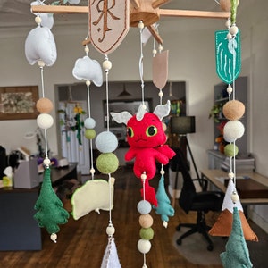PDF Mother of Dragons Baby Mobile Pattern / Daenerys Targaryen Doll ...