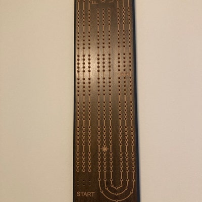 Extra Large Cribbage Board With Large Metal Pegs FREE SHIPPING in ...