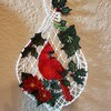 FSL Cardinal Machine Embroidery Freestanding Lace Christmas Bird Design ...