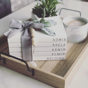 Personalized Name Decor // Vintage Custom Book Decor // Personalized ...