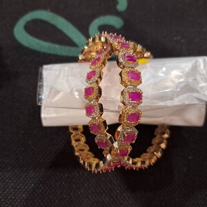 Ethnic Indian Yellow Gold Tone 4pc Churi Bangle Bracelet Set Indian ...