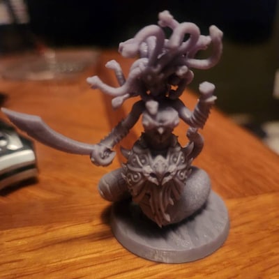 Grotesque Female Abomination Demon 3 Sizes 90mm Tall 28mm Scale 32mm ...