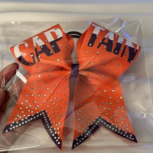 The Rory Glitter Cheer Bow Customized in Your Team Colors and - Etsy