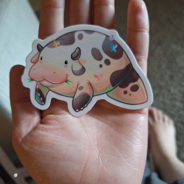 Sponge Cake Sticker Semi Transparent Sticker Vinyl Sticker Die Cut ...