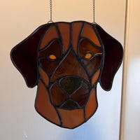 Labrador Retriever Stained Glass Pattern Design Digital Download PNG ...