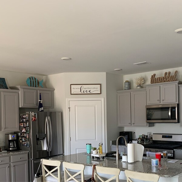 Kitchen Sign, the Secret Ingredient is Always Love Sign, Kitchen Wall ...