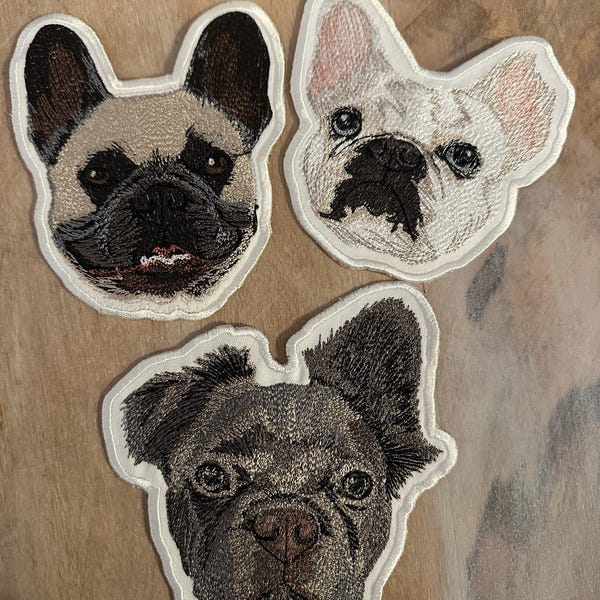 Custom Embroidered Dog Name Patches, Personalized Yorkshire Terrier Dog ...