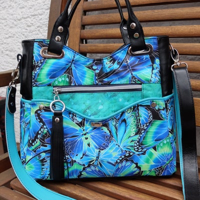 Emilina Handbag With Internal Zipper Pocket Divider PDF Pattern RLR ...