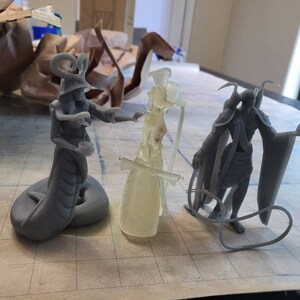 Wappellious Spellbrush Human Warlock Miniature 3D Printed - Etsy